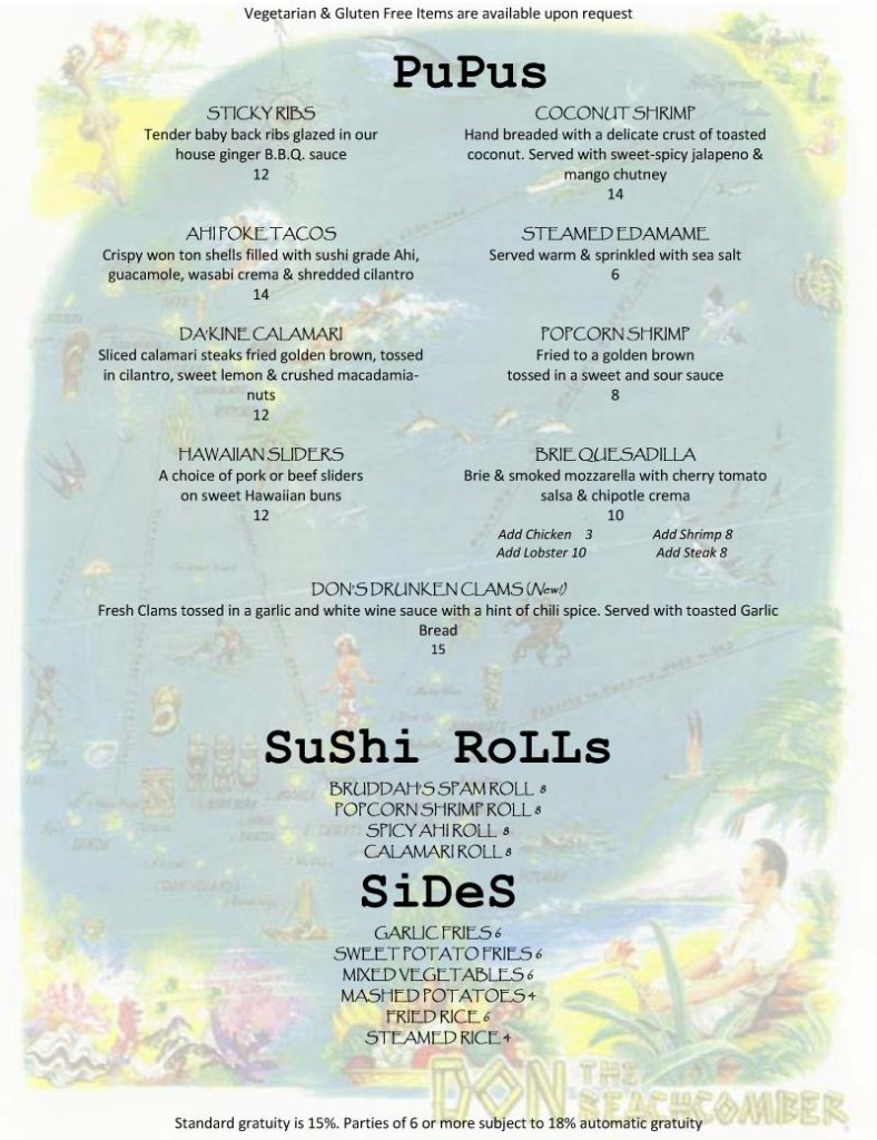 Don the Beachcomber | OC Restaurant Guides