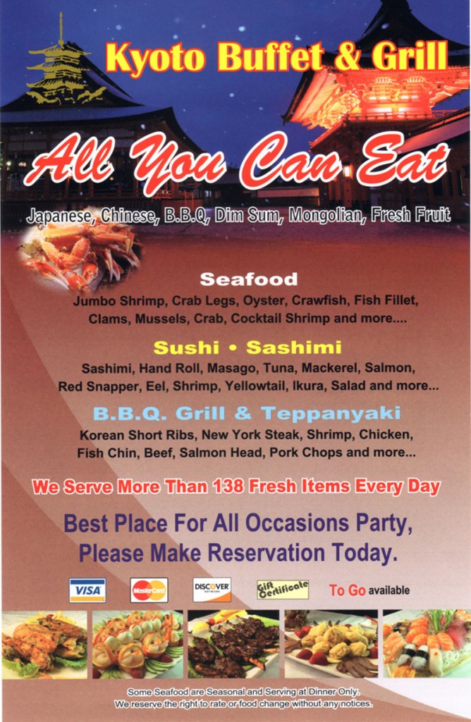 Kyoto Buffet & Grill | OC Restaurant Guides