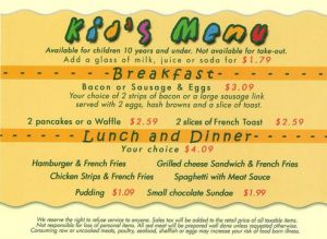 Spires Menu | OC Restaurant Guides