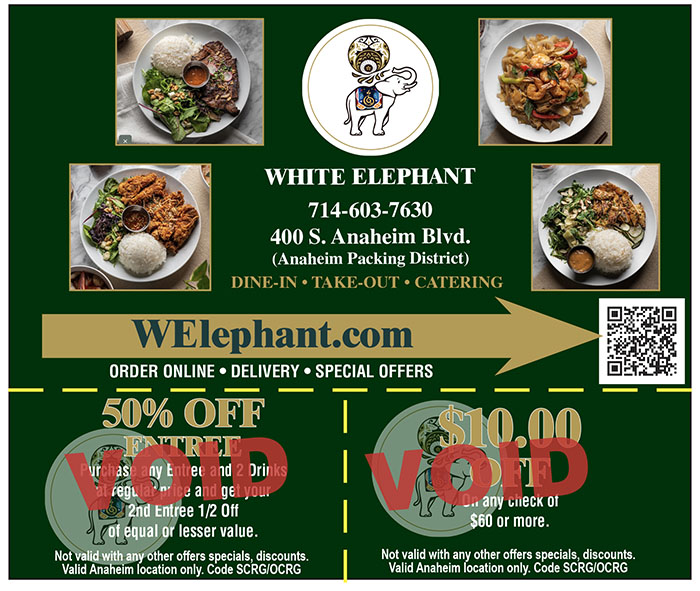 White Elephant | OC Restaurant Guides